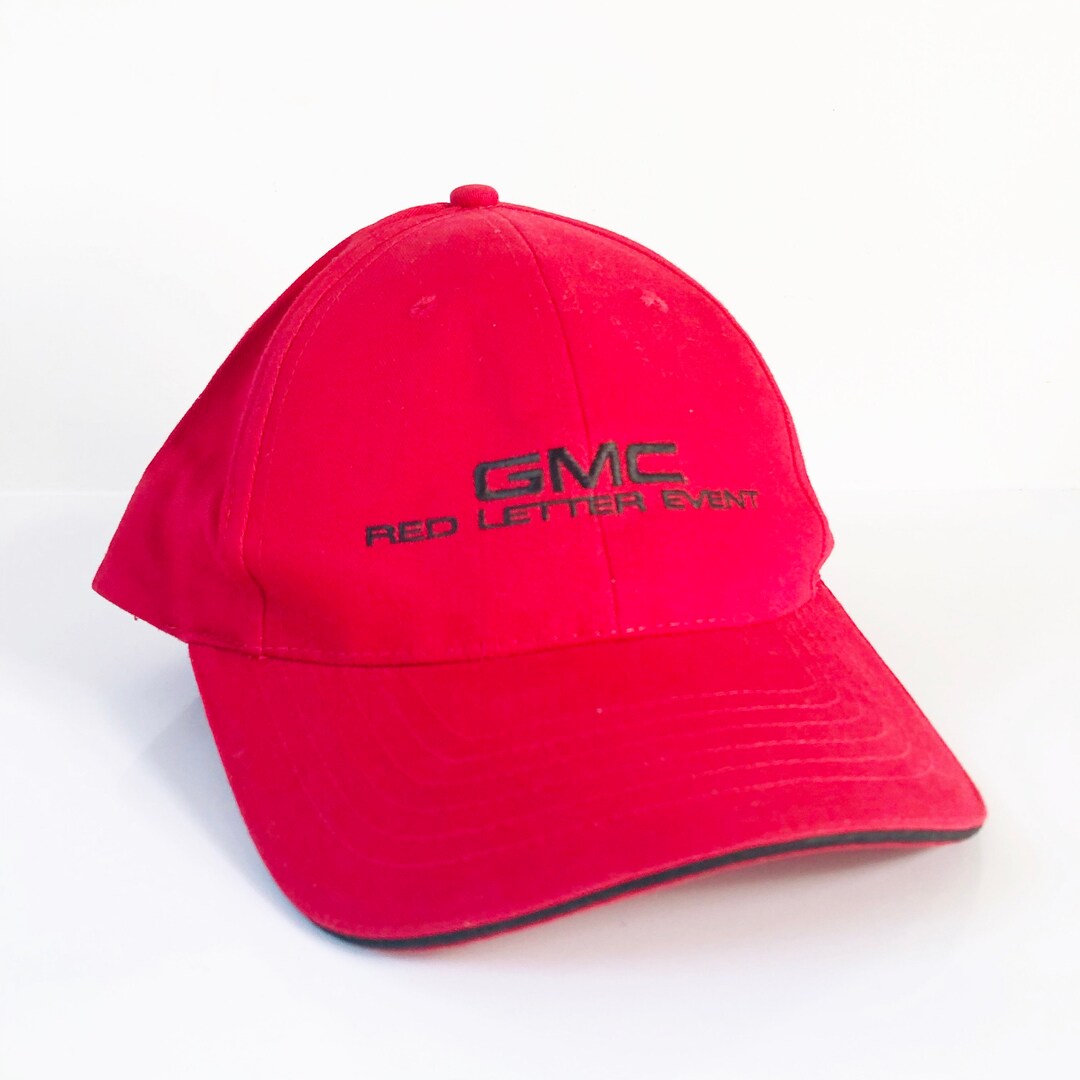 Vintage Red and Black GMC Embroidered Baseball Hat - Etsy
