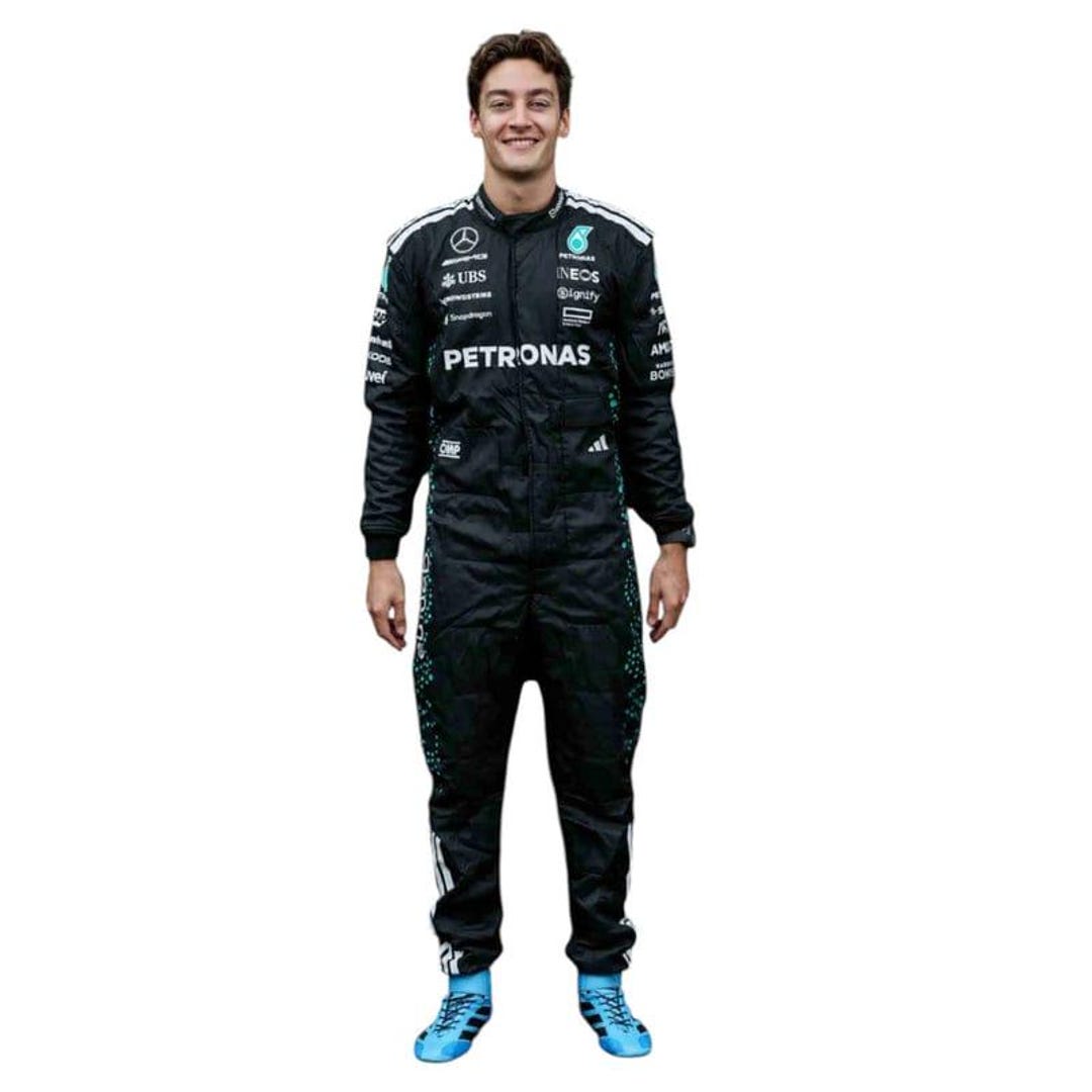 George Russell Mercedes F1 Team Racing 2025 Go Karting Suit Race 2025 ...