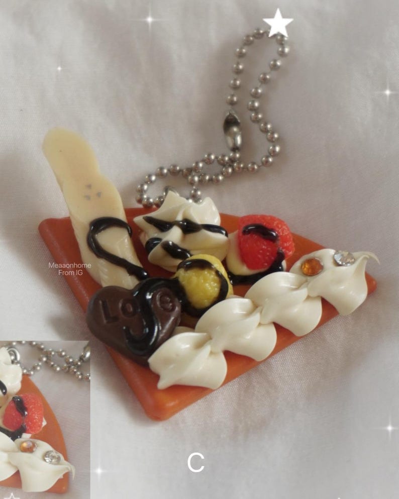 Japanese Decoden Keychain | Early 2000s Style | Y2K Kawaii Dessert ...