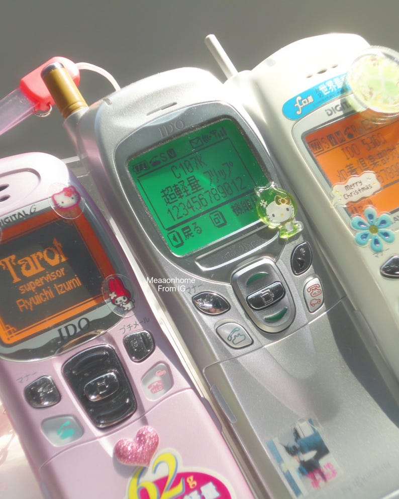 2000s Vintage Style Japanese Mock-up Phones Jphones - Etsy