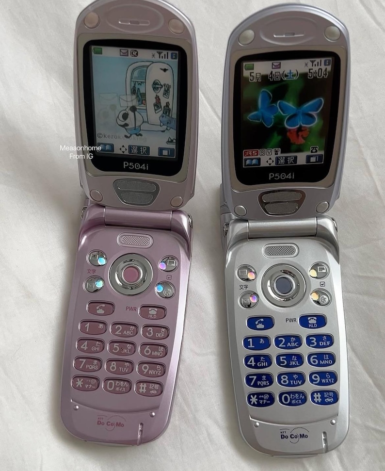 Docomo MOVA P504i 2002 Japanese Mockup Flip Phone (ready to Ship ...