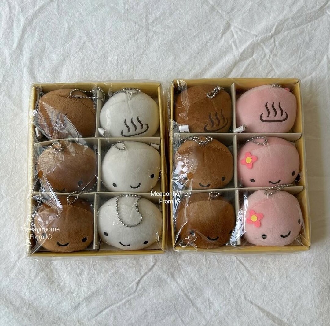Heisei Era Japanese Manju Keychains | Early 2000s Collectible - Etsy