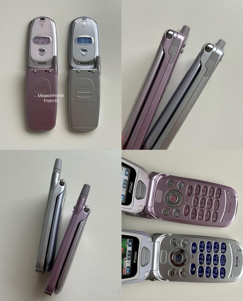 Docomo MOVA P504i 2002 Japanese Mockup Flip Phone (ready to Ship ...