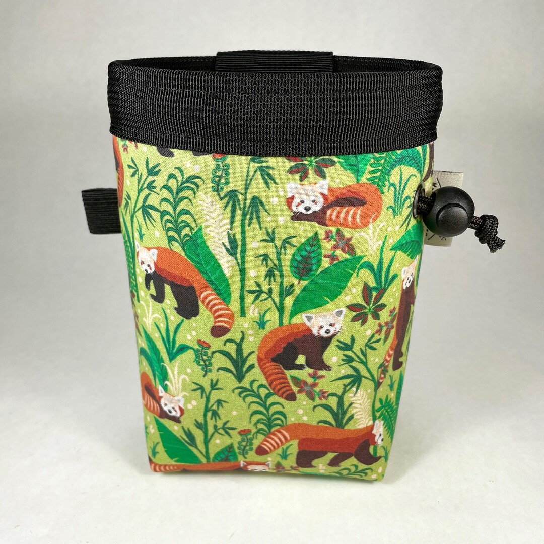 Red Pandas and Leaves Chalk Bag - Etsy