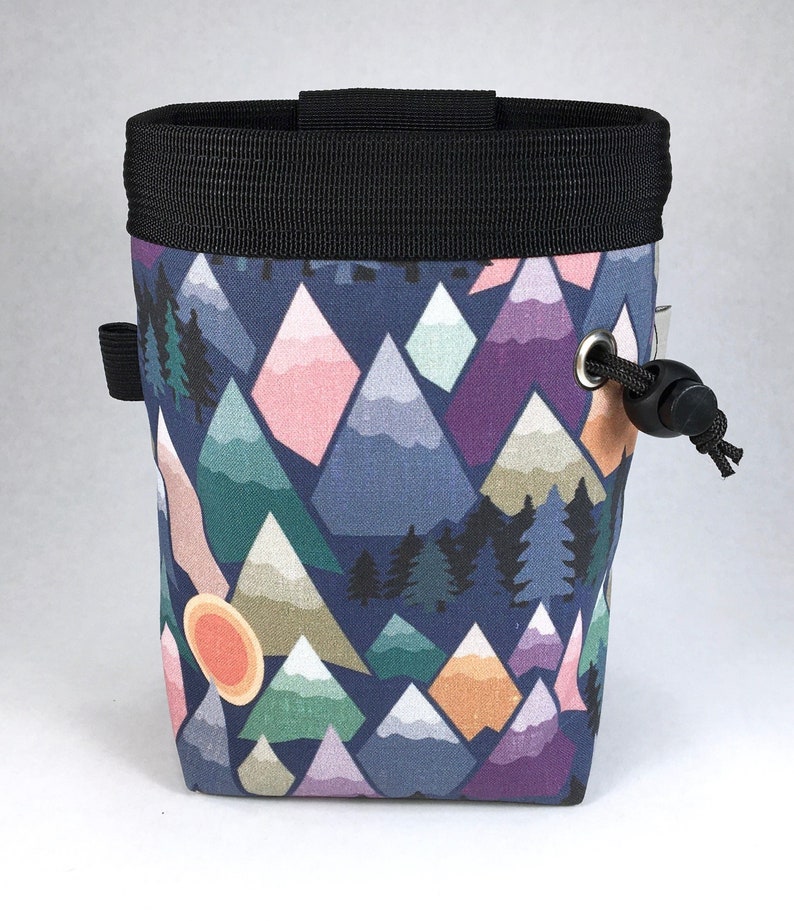 Mountains and Trees Rock Climbing Chalk Bag - Etsy