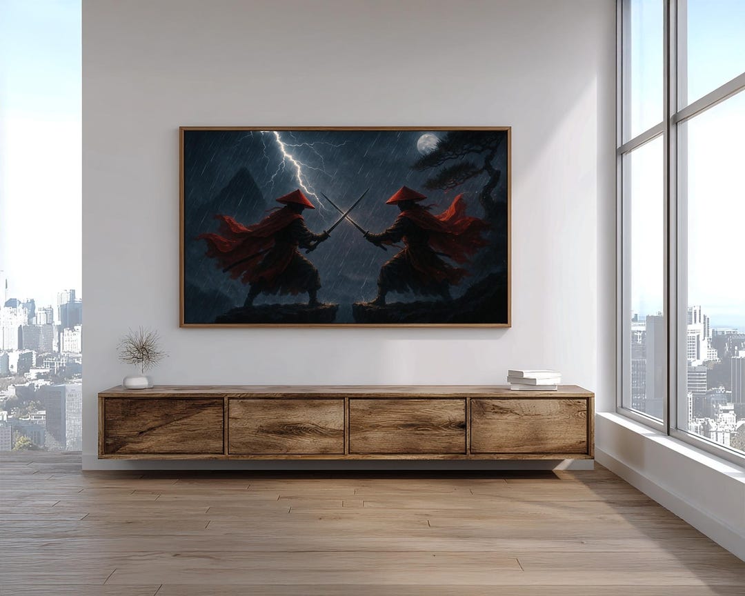 Japanese Samurai Warriors TV Frame Art - Bushido Inspired (digital ...