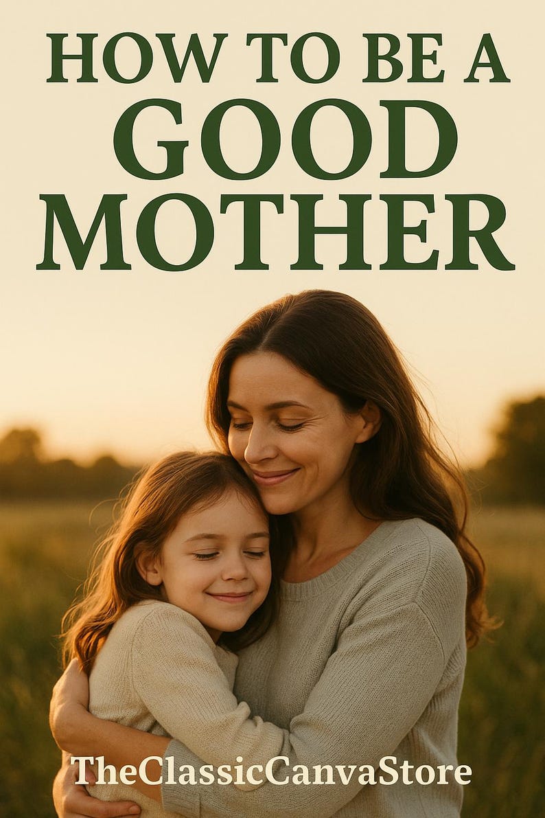 How to Be a Good Mother - Etsy