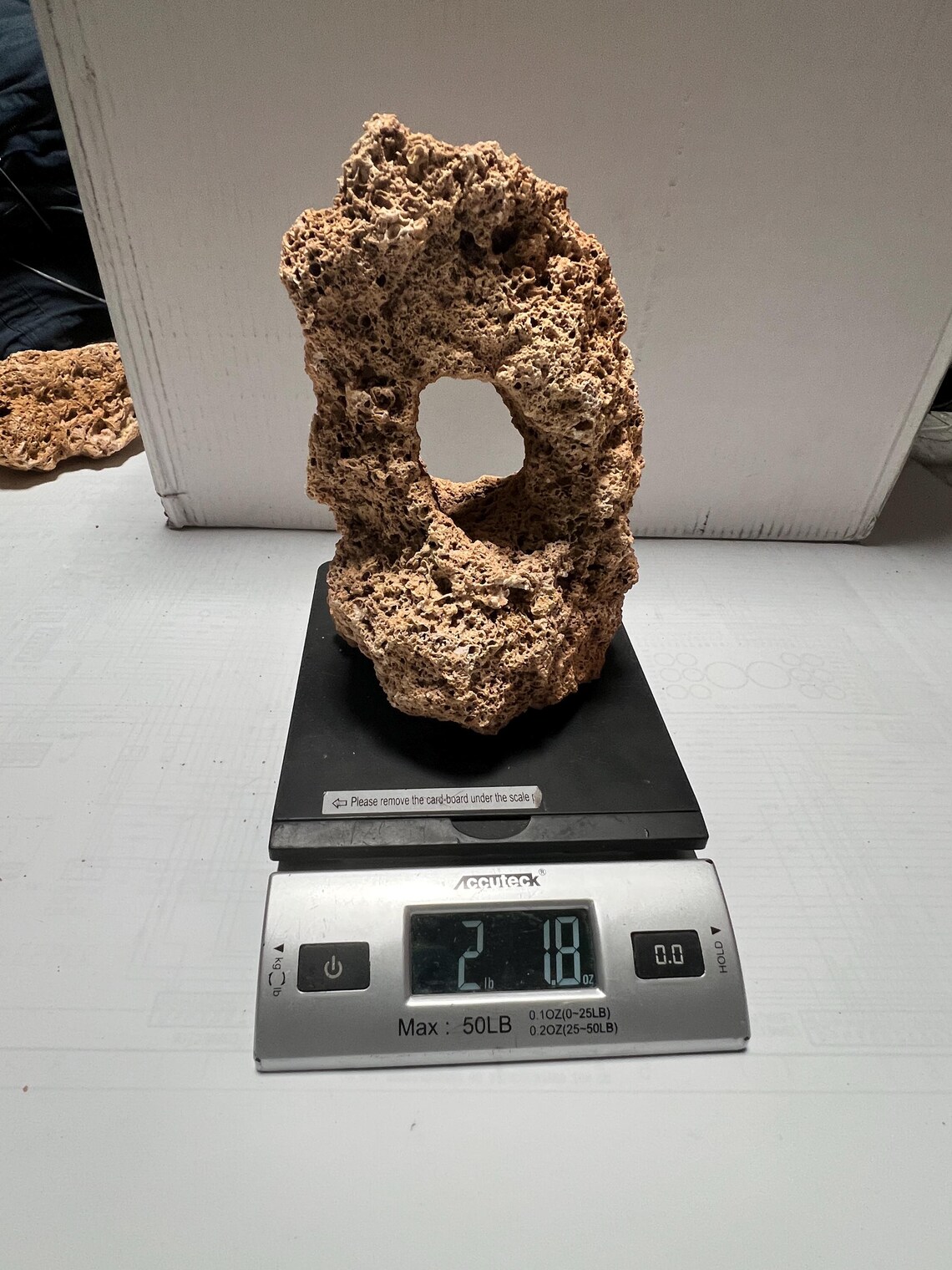 Large Tufa Rock With Hole: Natural Aquarium Aquascaping Stone - Etsy