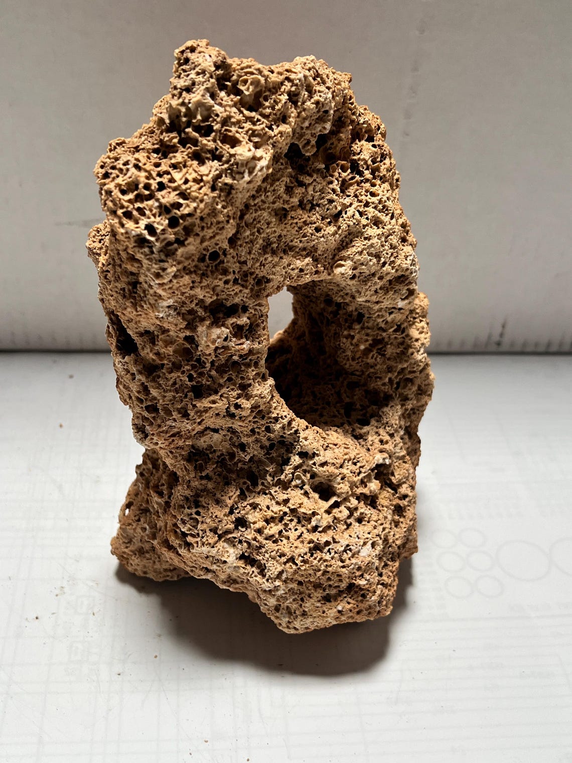 Large Tufa Rock With Hole: Natural Aquarium Aquascaping Stone - Etsy