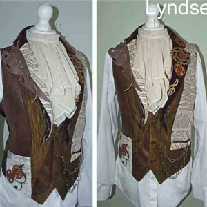 Steampunk Cravat- Steampunk Groom- Steampunk Wedding- Victorian Cravat ...