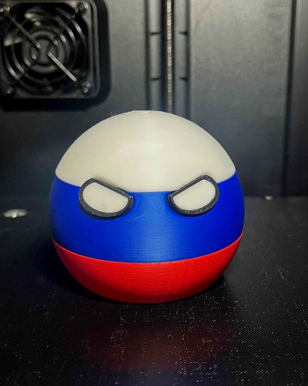 3D Printed Russia Country Ball | Desk & Shelf Collectible Figurine ...
