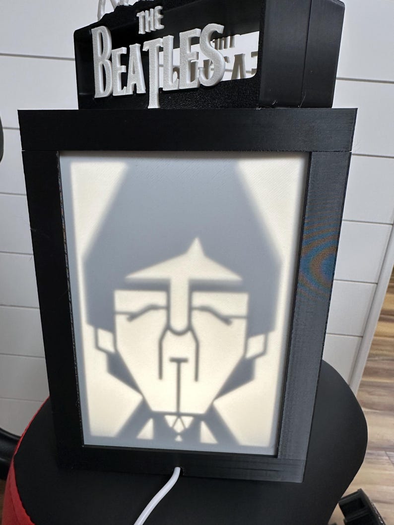 Beatles Tribute Desk Lamp/night Light - Etsy