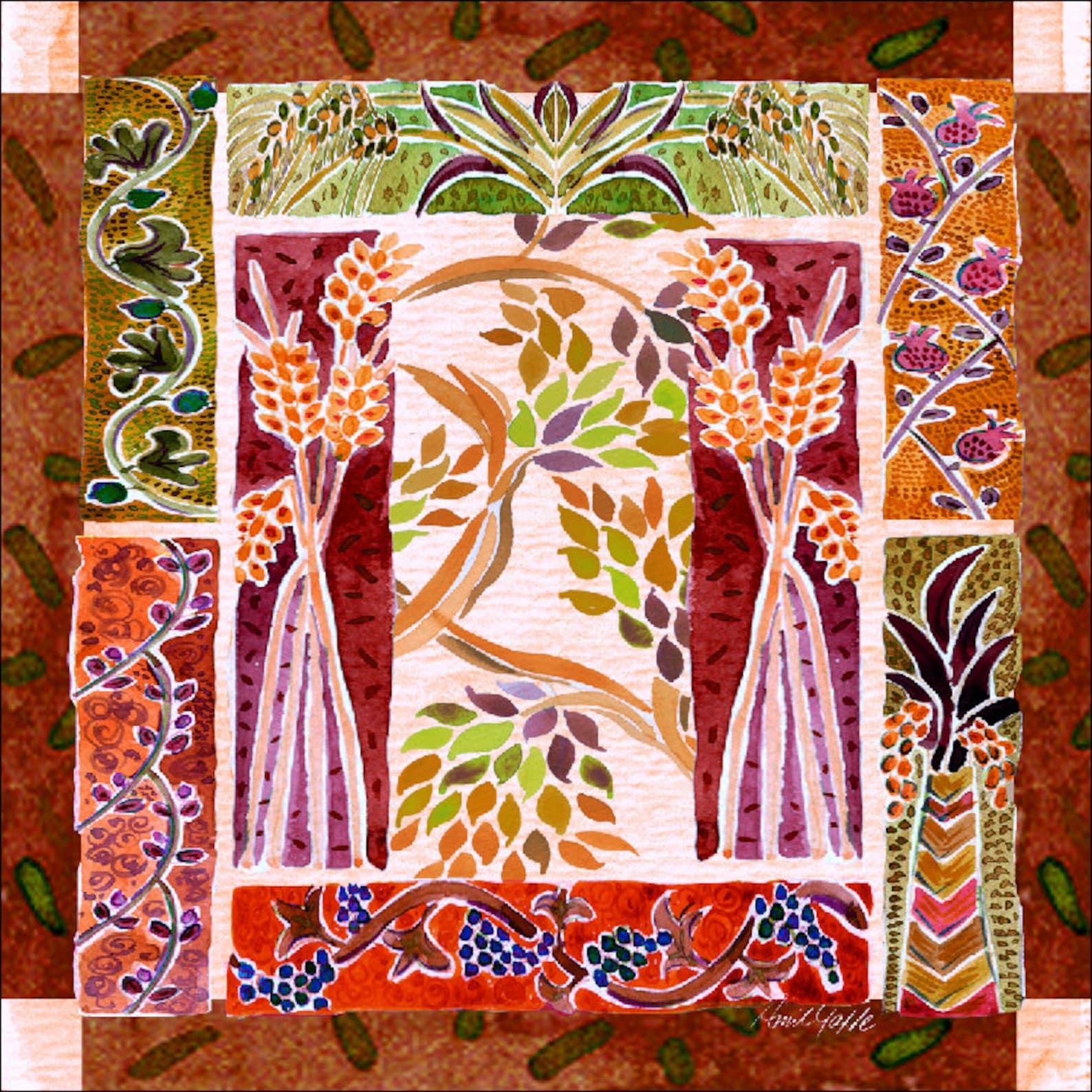 Custom Chuppah Cover - Jewish Wedding Chuppah Cover - Jewish Wedding ...