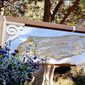 CUSTOM CHUPPAH - Personalized Chuppah Cover - Huppah - Hupah - Jewish ...