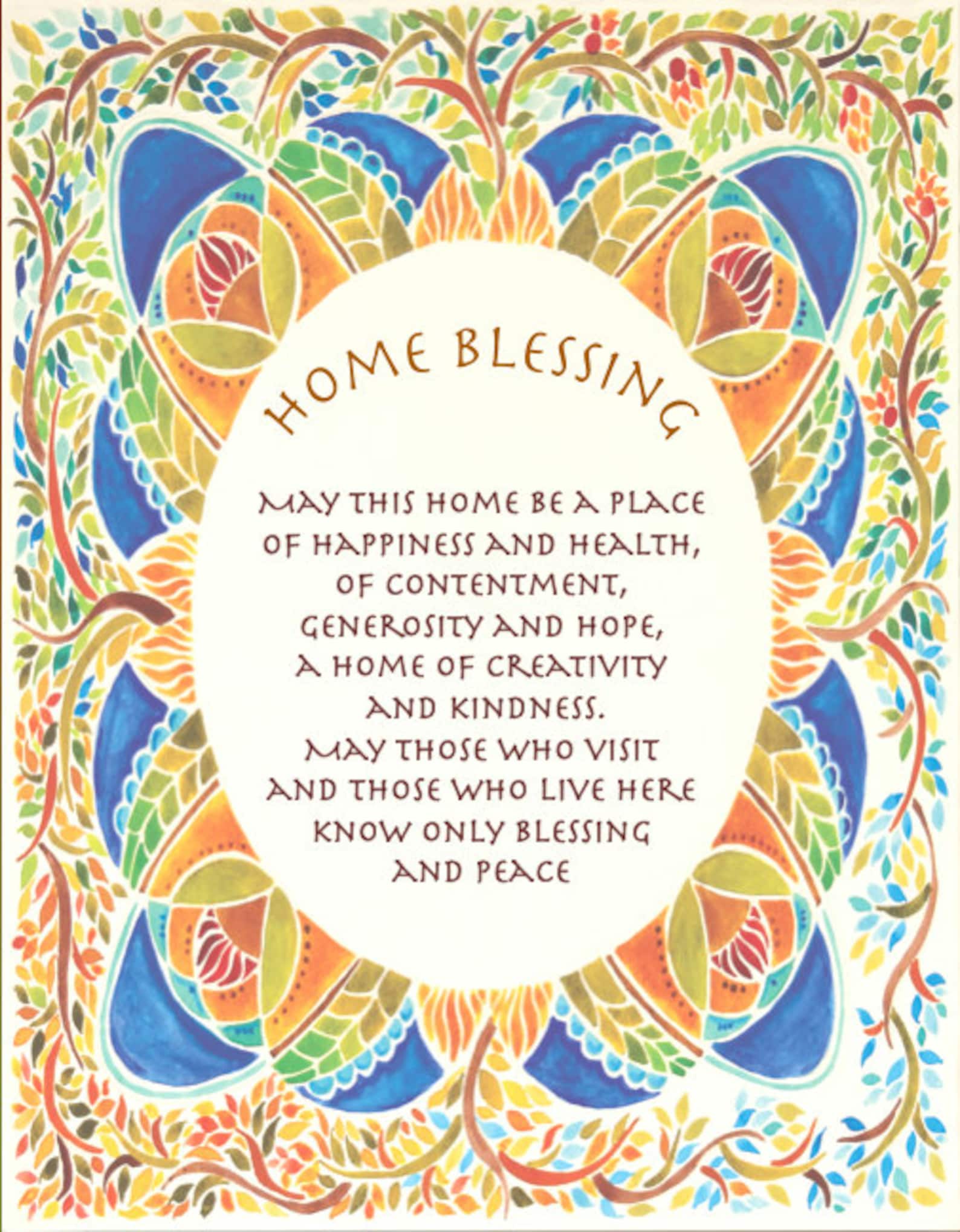Custom Jewish Home Blessing House Blessing Jewish Judaica - Etsy