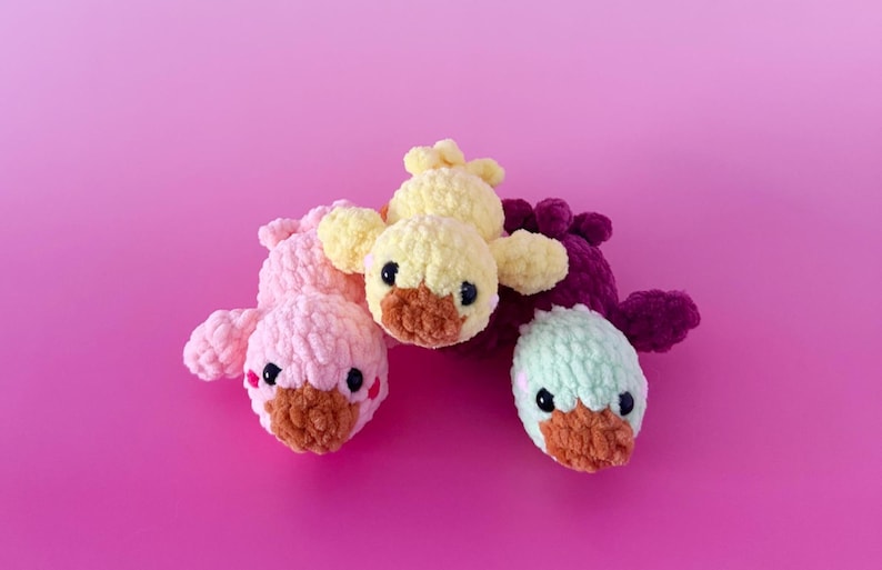 Beginner-friendly Crochet Duck Pattern | Mini Mallard Baby Duck | Low ...