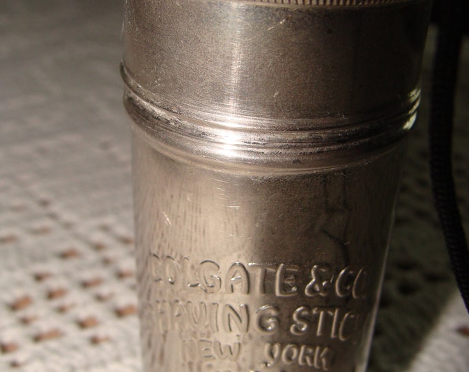 Vintage Colgate & Co Shaving Stick Can New York USA Shaving Collectible ...
