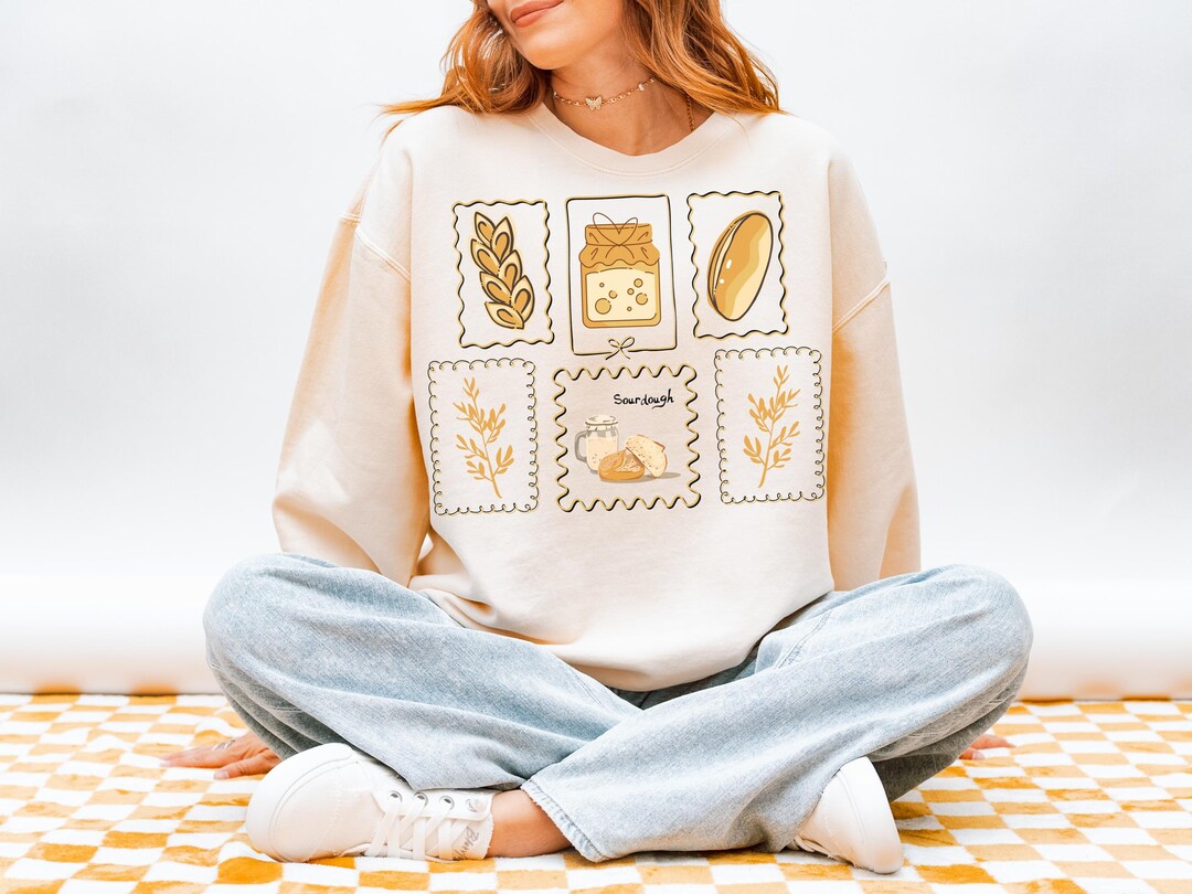 Sourdough Bread Png: Rustic Squiggle Frame Baking Shirt Graphic ...