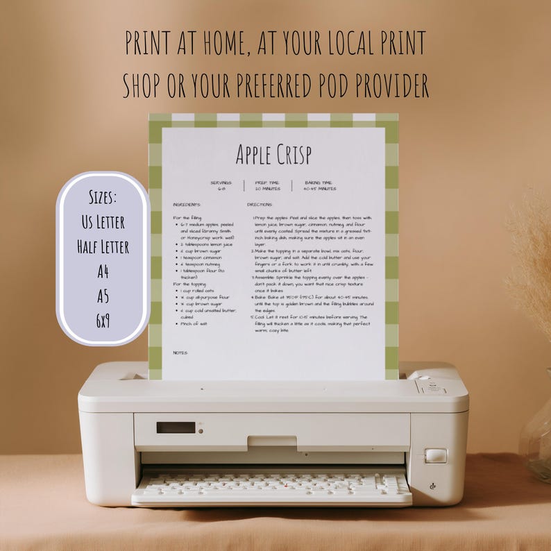 Canva Recipe Template, Personalized Recipe Book, Canva Cookbook ...