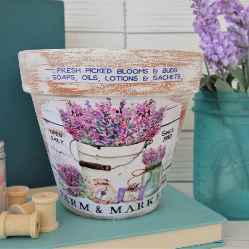 Decorated Pot - Etsy