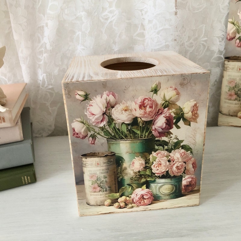 Old Wood Box With Cover - Etsy