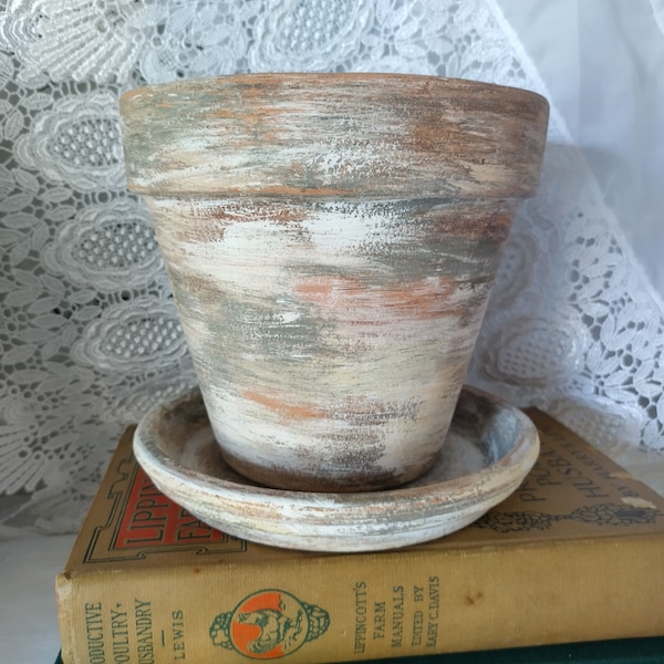 Aged Terracotta Pots - Etsy