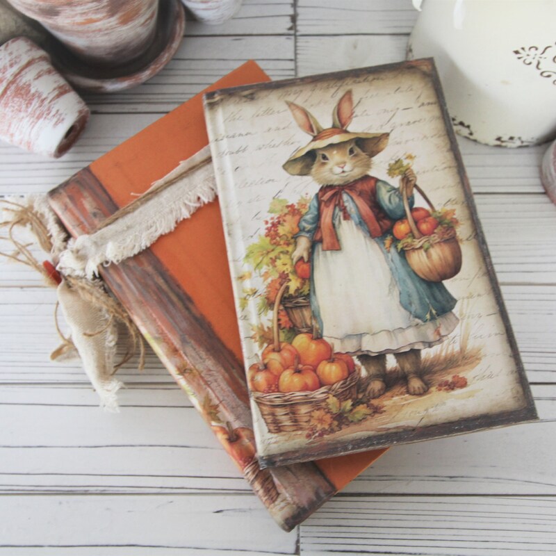 Fall Book Stack - Etsy