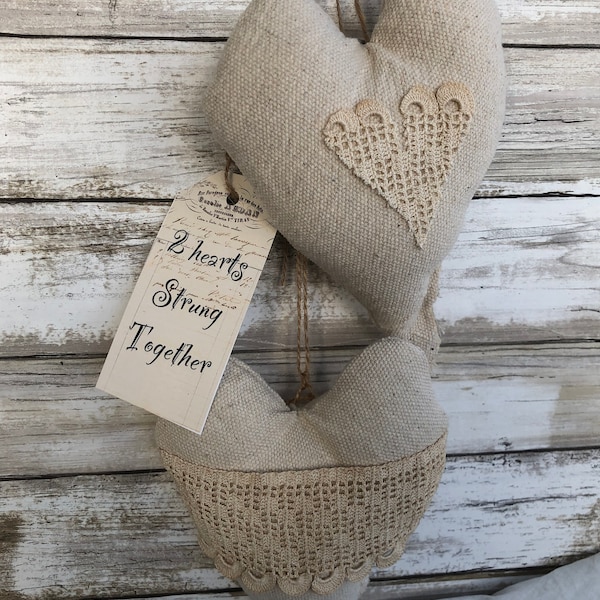 Primitive Hearts - Etsy