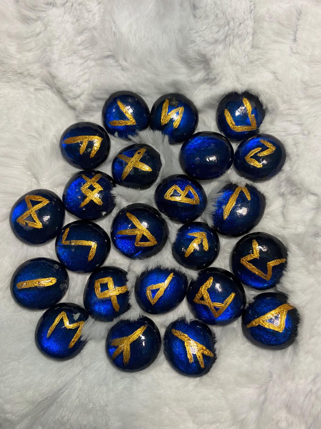 Hand Painted Norse Runes - Etsy