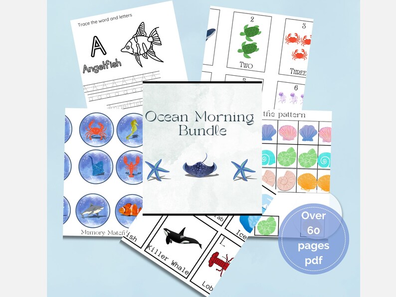 Ocean Themed Montessori Activities | Summer Preschool Nature Study ...