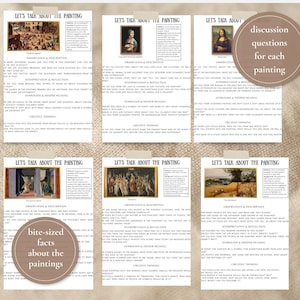 Artist Study Guide Charlotte Mason Picture Study Artist Prints ...
