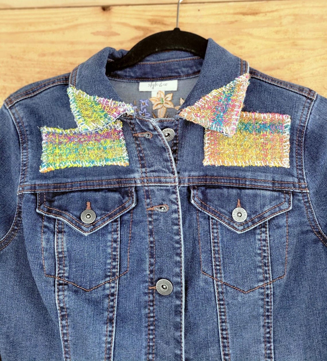 Xs-small Ladies Embellished Jean Jacket, Denim Jacket, Unique ...