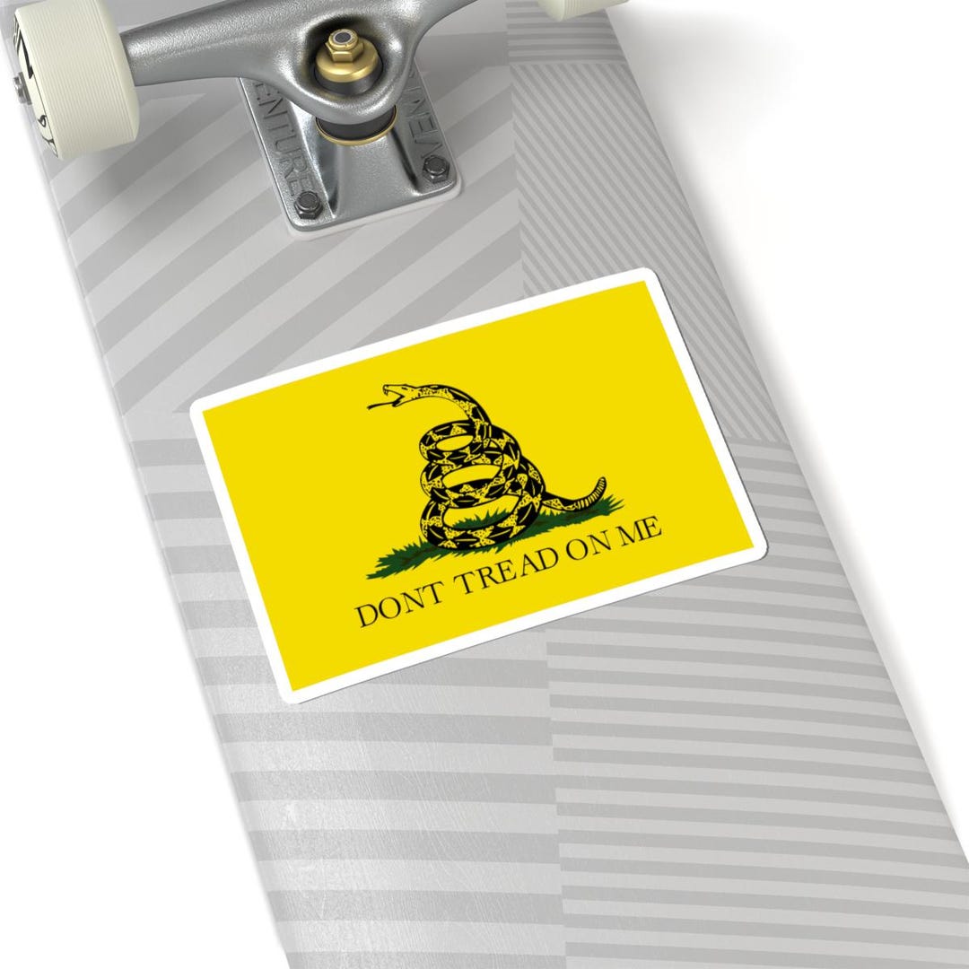 Don't Tread on Me Stickers | Gadsden Flag Decal for Laptops, Water ...
