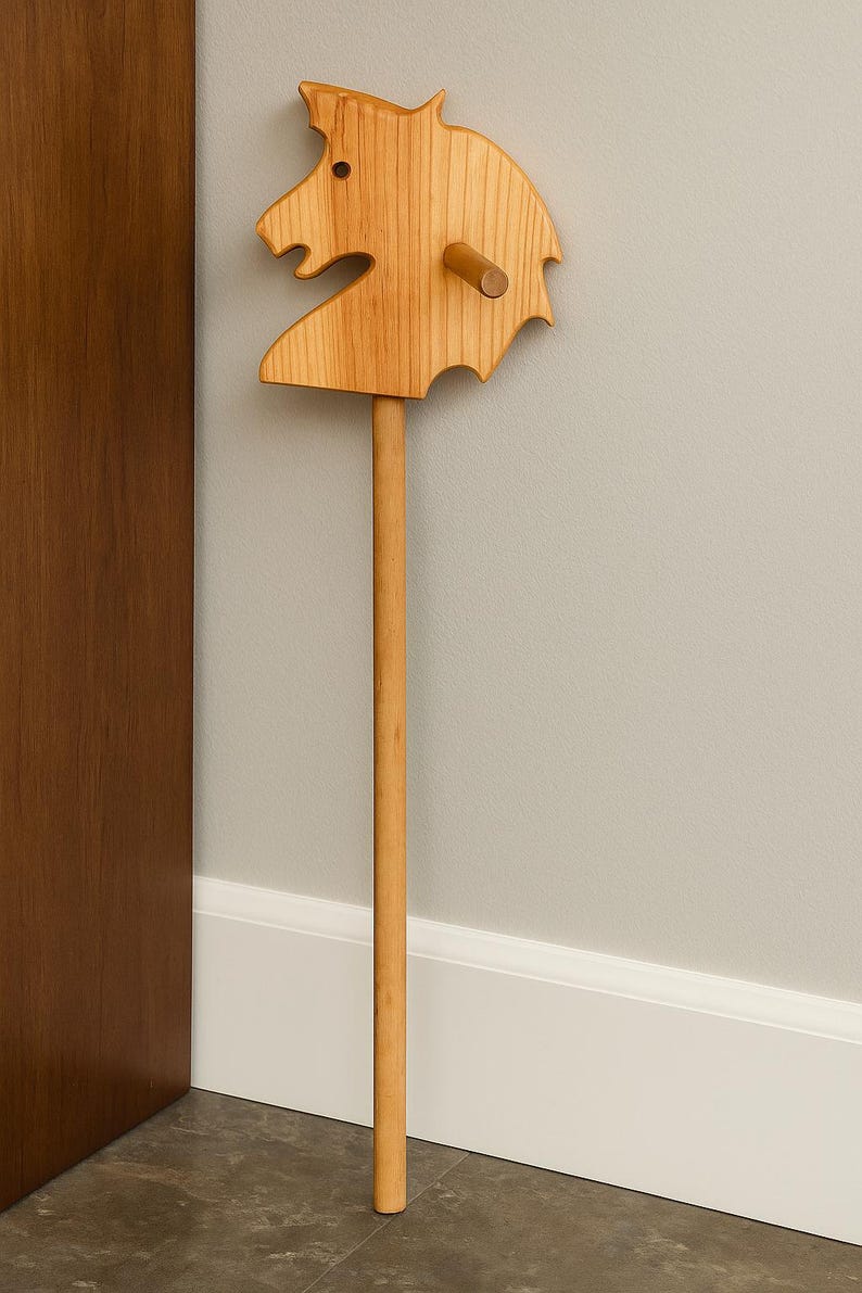 Handmade Wooden Stick Horse Toy – Waldorf Inspired Pretend Play - Etsy