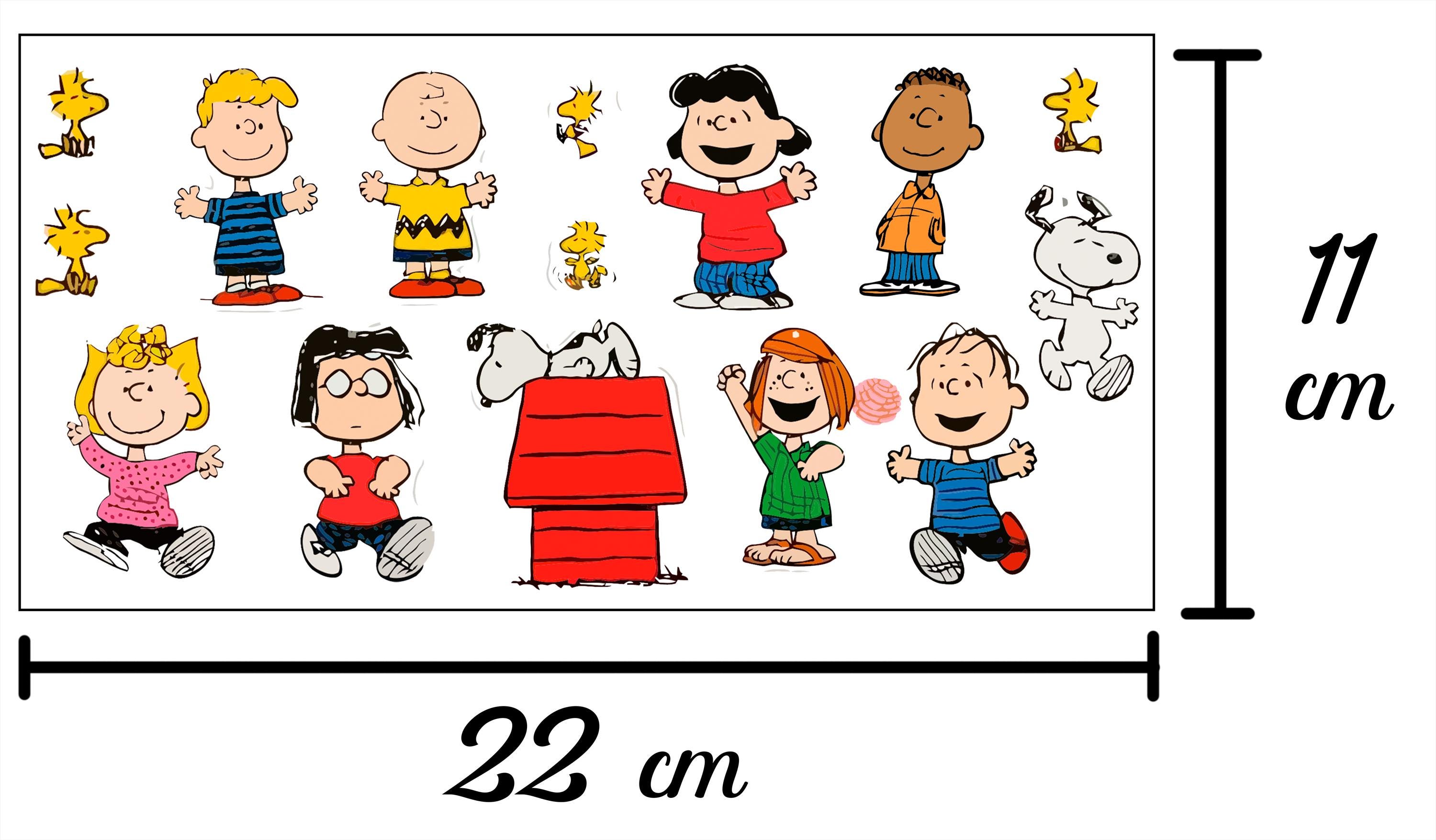 10 Pieces, Uv DTF Snoopy 16 Oz Cup Wrap, Waterproof, Snoopy Coffee Wrap ...