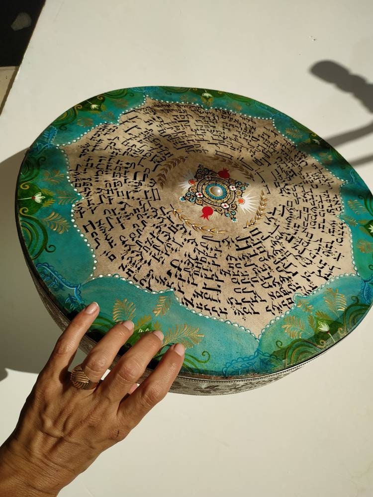 Painted Hand Drum Biblical Psalm 145 Drum Music Gift Wall | Etsy