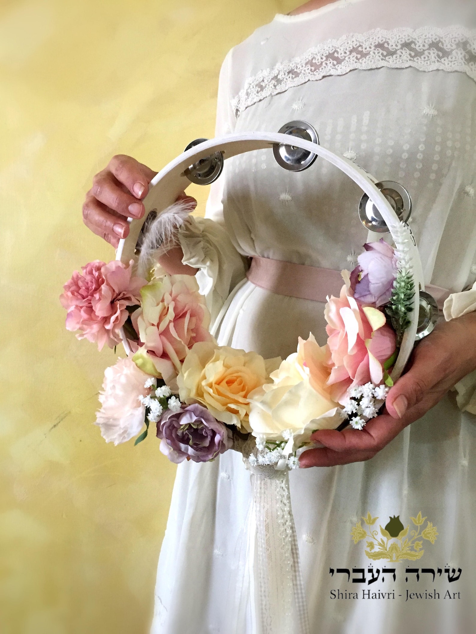 Bat Mitzvah Bouquet Tambourine, Bat ,mitzvah Special Gift ...