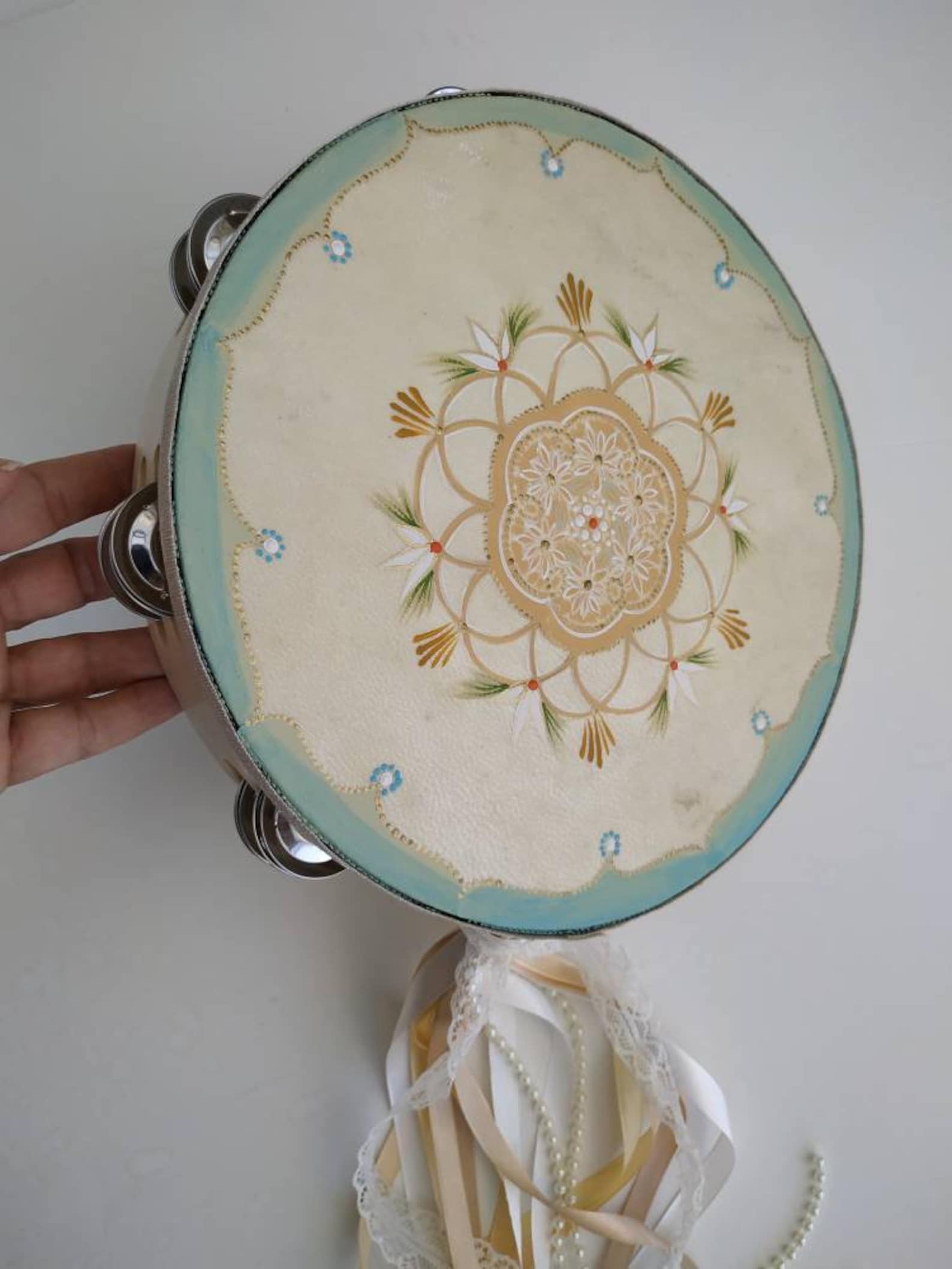 Party Decor Mandala Wall Art Custom Tambourine Custom Gifts | Etsy