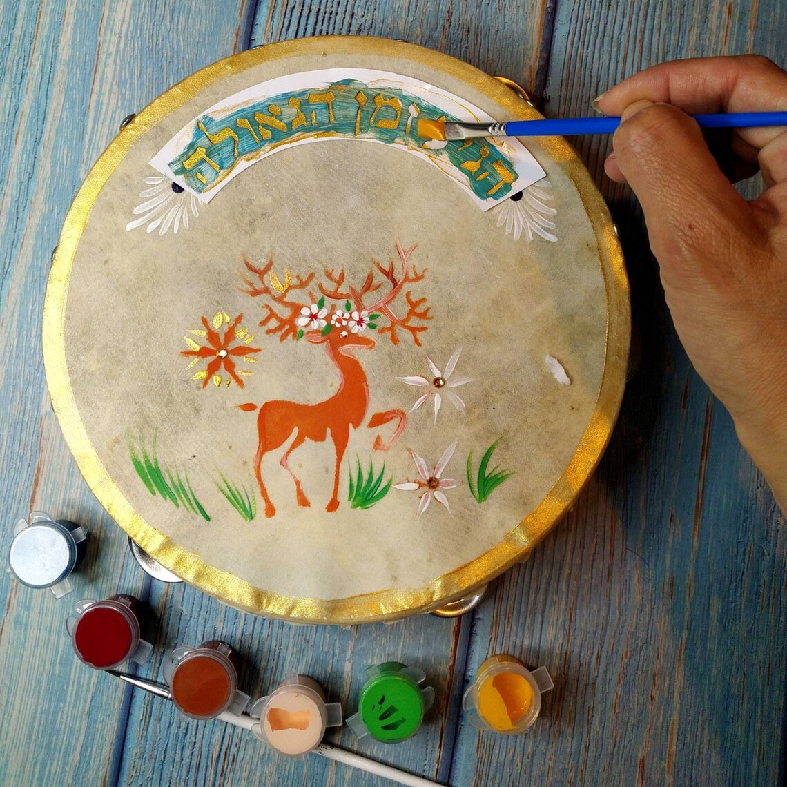 Tambourine Art Kit, Diy Craft for Adults and Kids - Etsy
