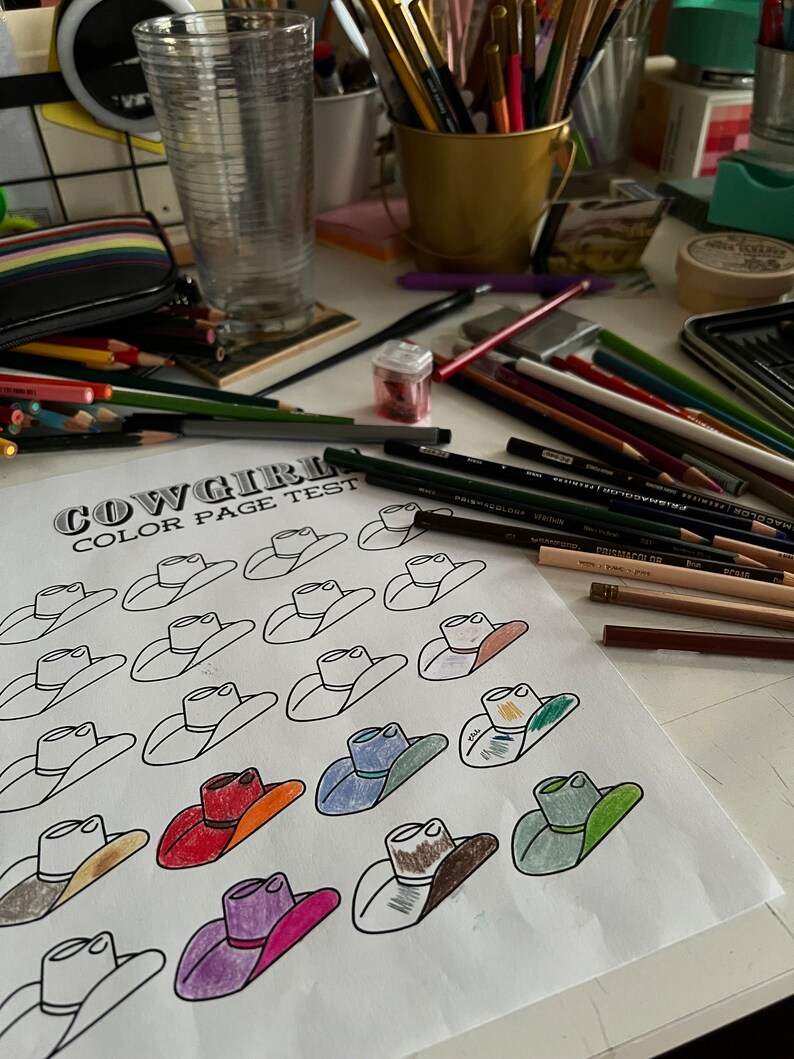 Cowgirls Coloring Pages Instant Download Coloring Pages Wild West ...