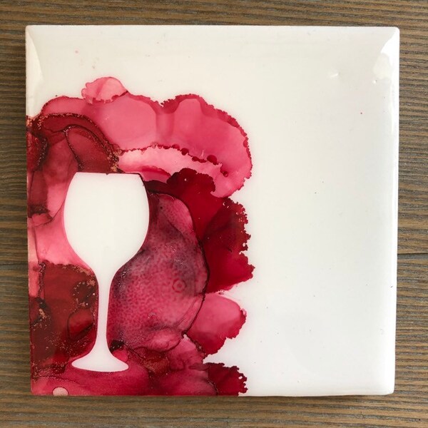 Alcohol Ink Tiles - Etsy