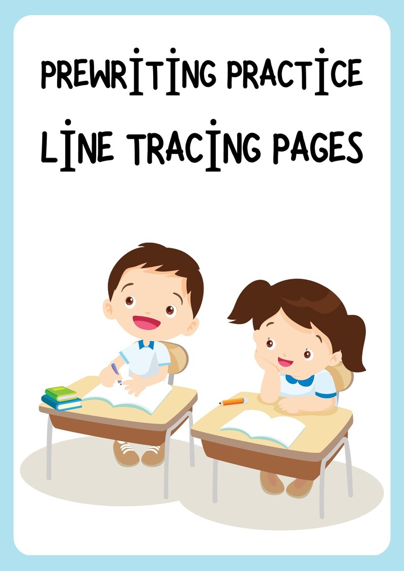 Tracing Lines Worksheets for Preschool | Fine Motor Skills Practice ...