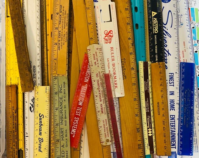 Vintage Folding Ruler Pieces 12 Ruler Sections, or 10 Hinge Sections ...