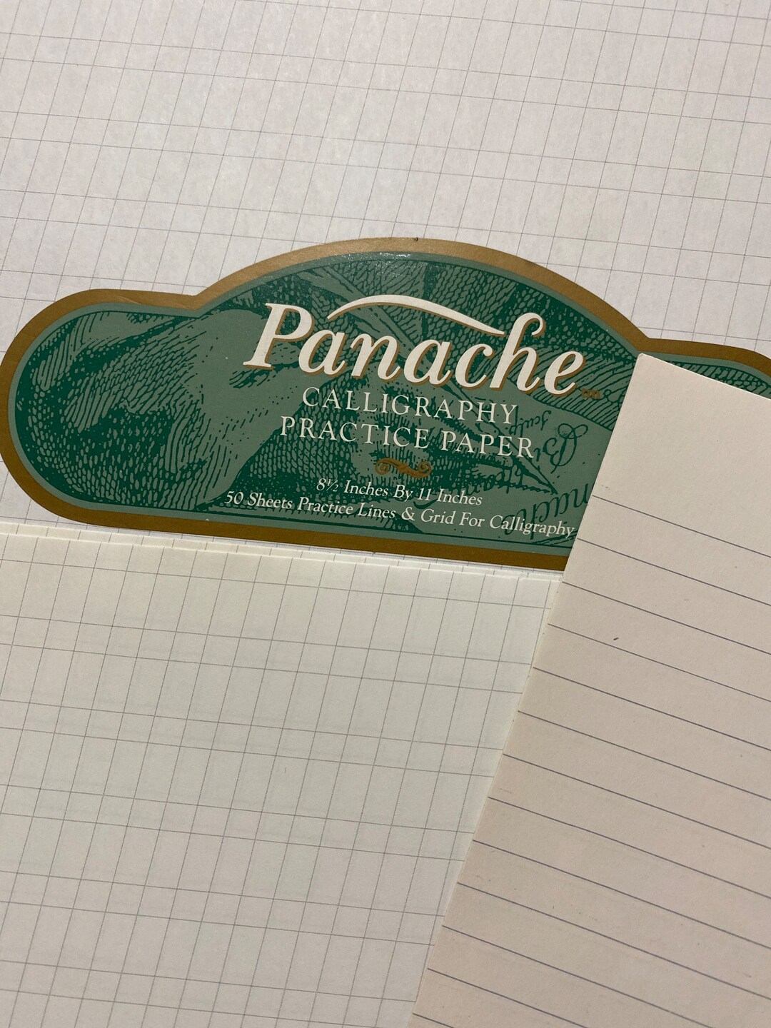 7 Sheets Vintage Calligraphy Writing Practice Paper Sheets Lettering by ...