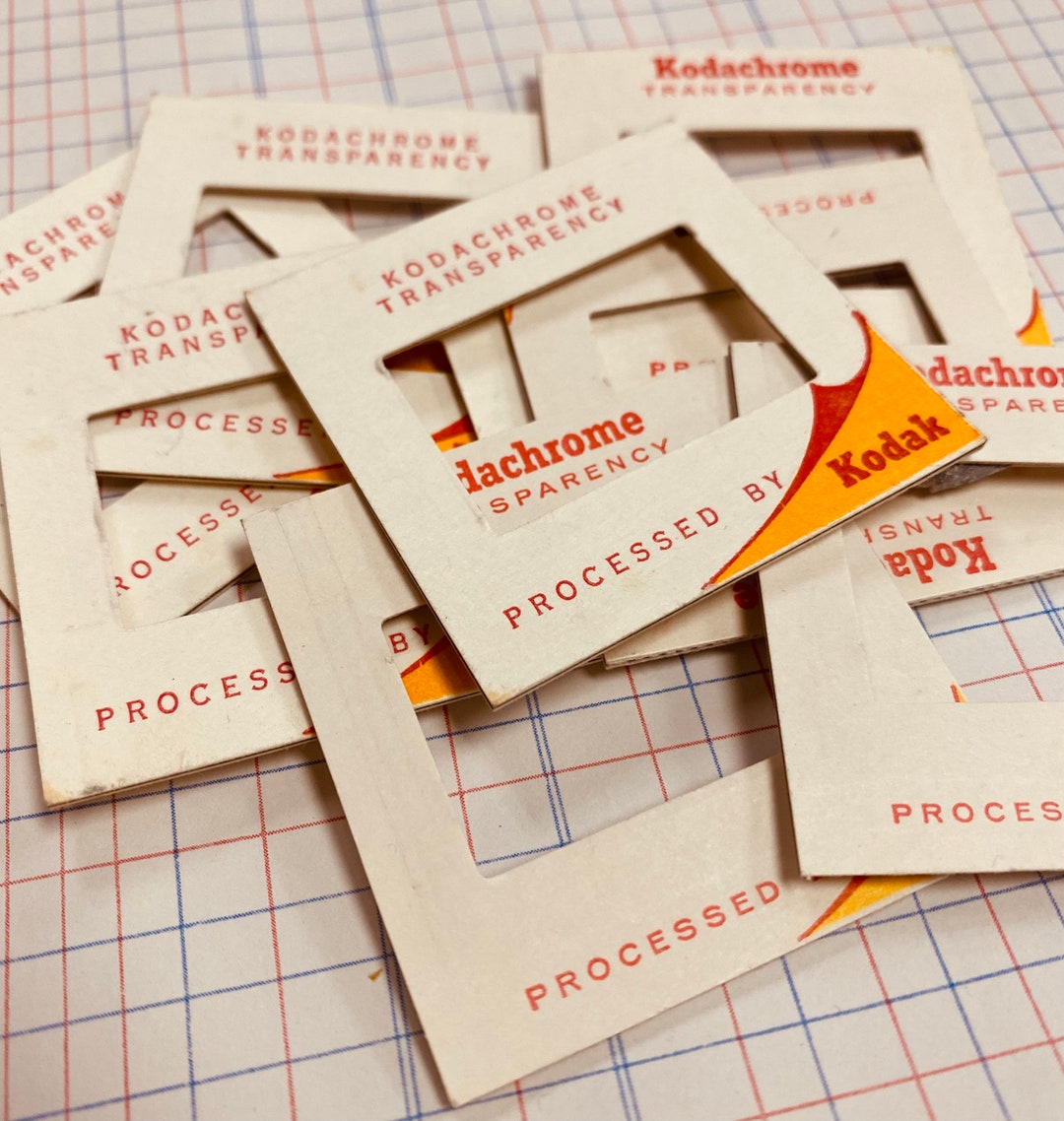 Vintage Kodak Kodacolor Slide Frames Film Pictures Photos Family Movie ...