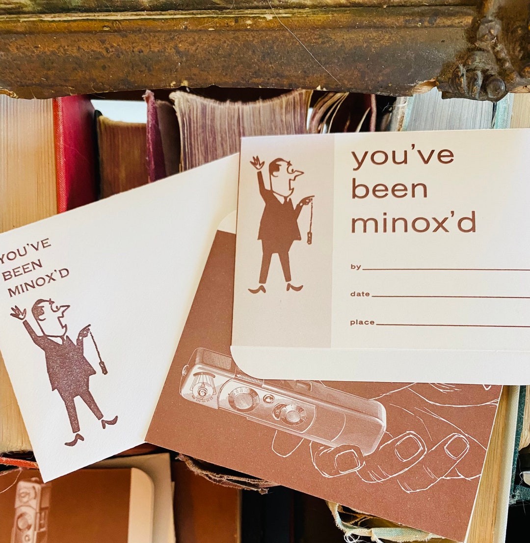 You’ve Been Minoxed! Minox Camera Envelope and Pocket for Negatives ...