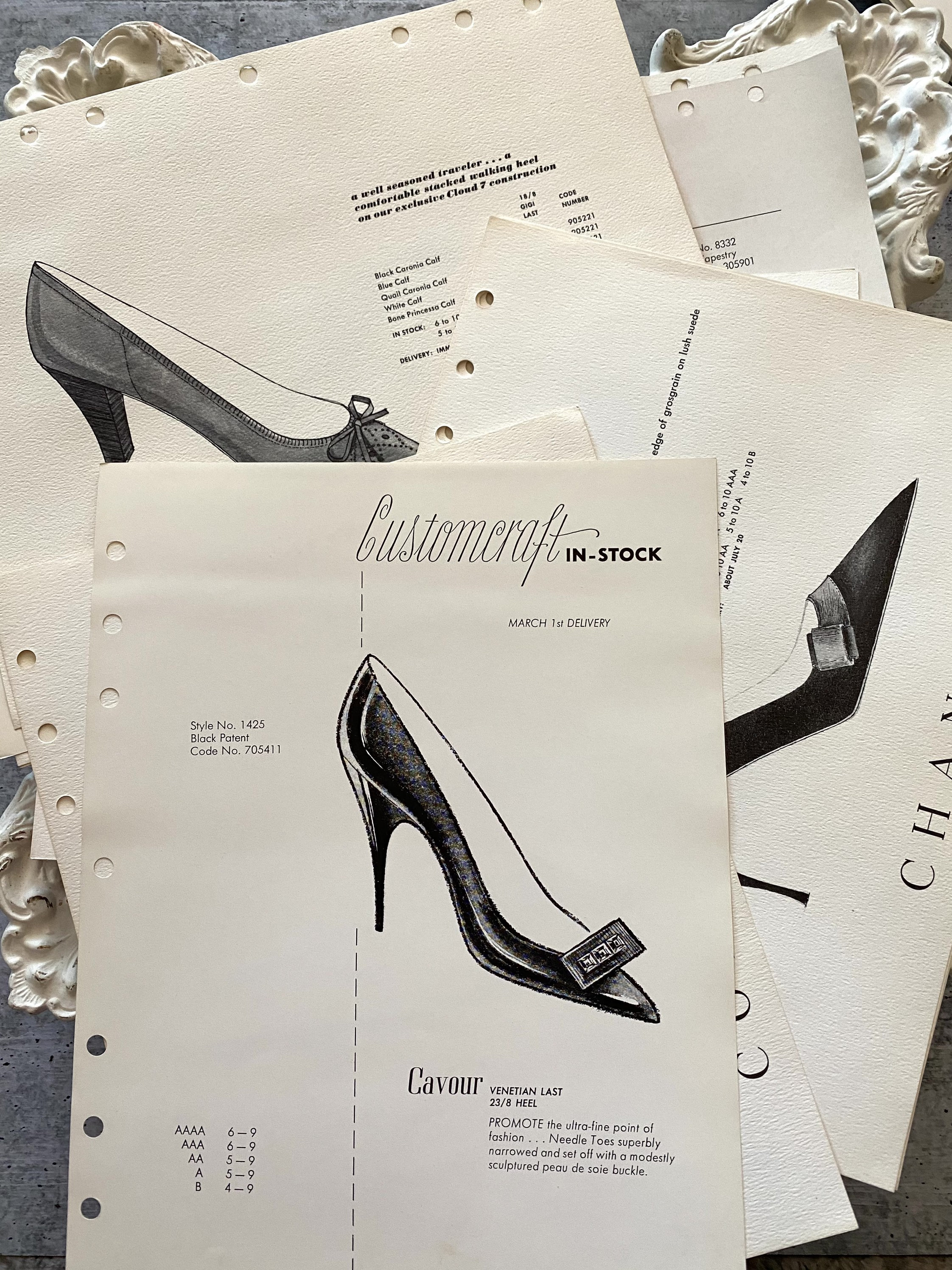 Vintage Shoe Salesman Catalog Sample Pages Order Book 4 Pcs - Etsy