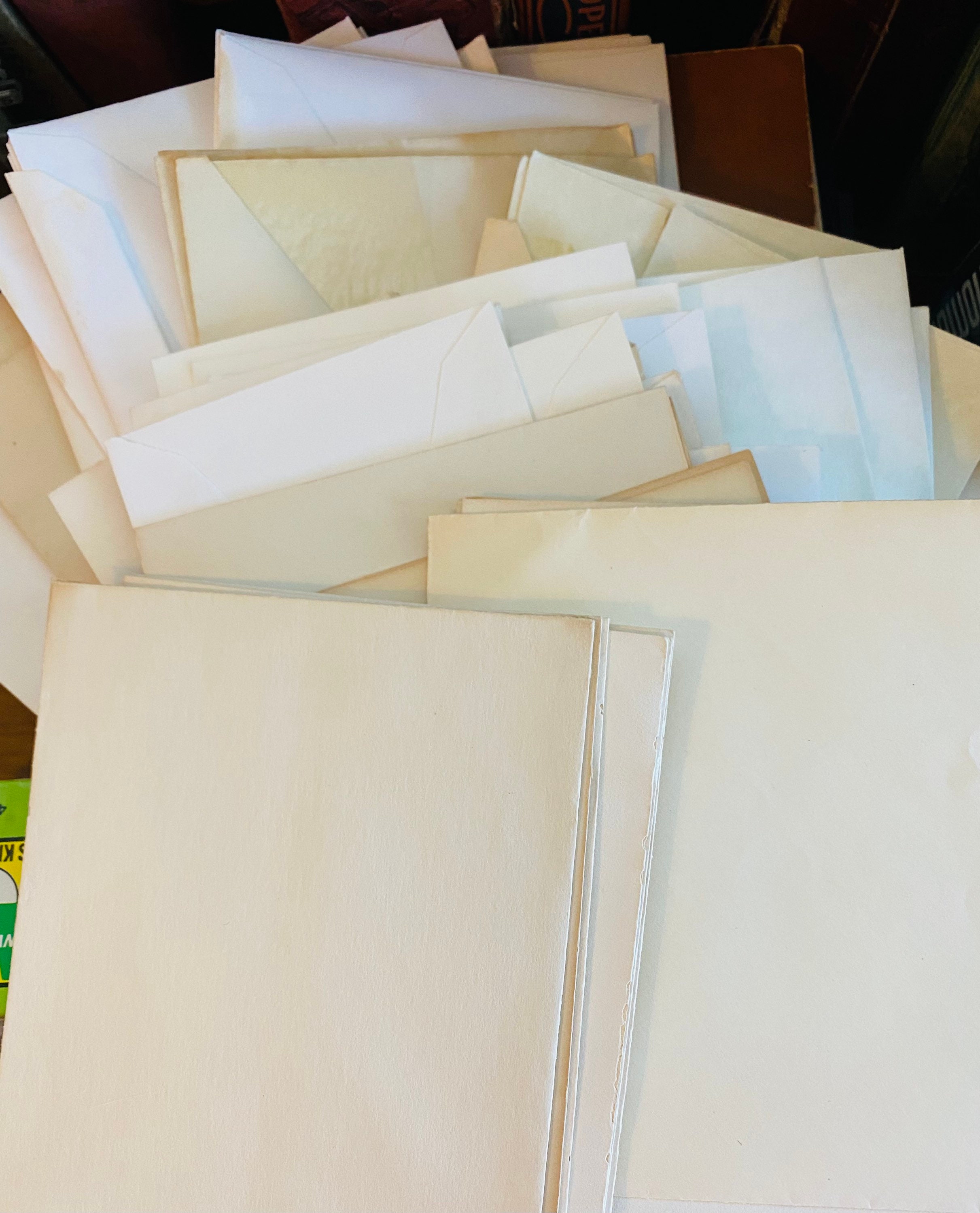 Old Vintage Aged White Envelopes Mixed Assortment of Sizes - Etsy