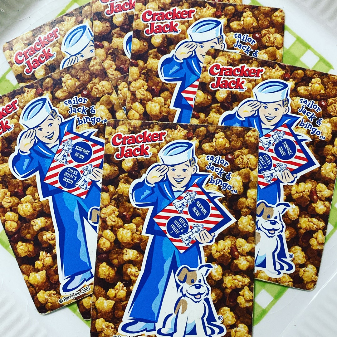 Vintage Cracker Jack Popcorn Snack Prize Playing Cards 4 Pcs for Junk ...