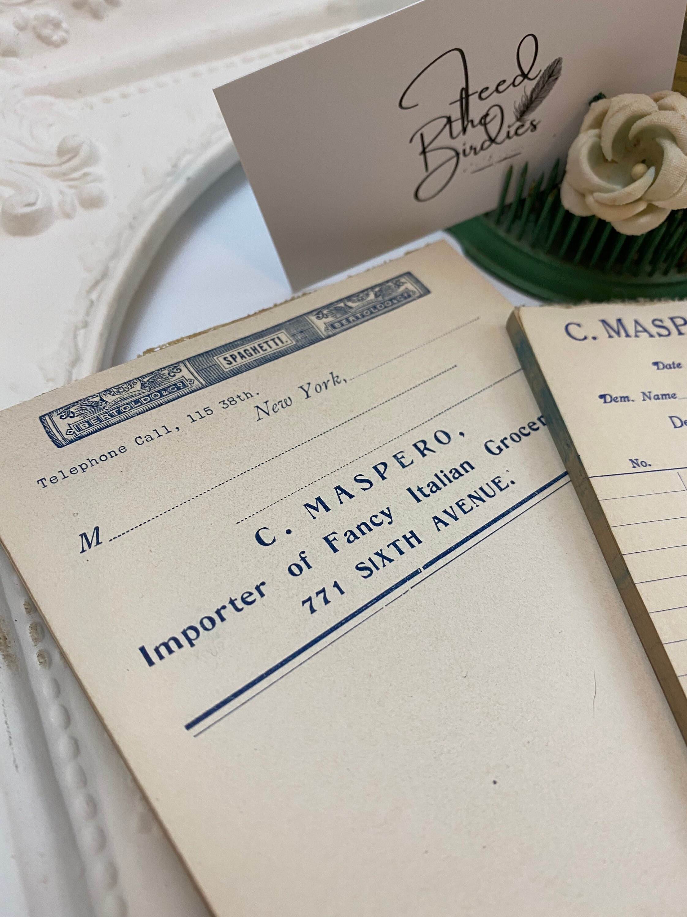 Gorgeous Antique Call Memos and Log for General Store Vintage - Etsy